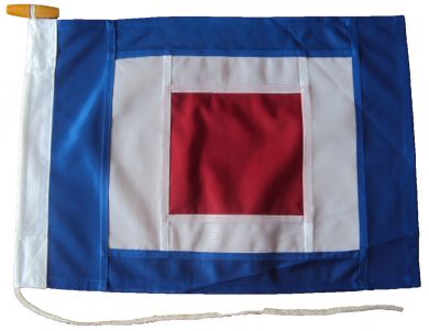 Whiskey Buy Flag Signal - Signal Flags - Whiskey (W) signal flag - EASYFLAGS.CO.UK